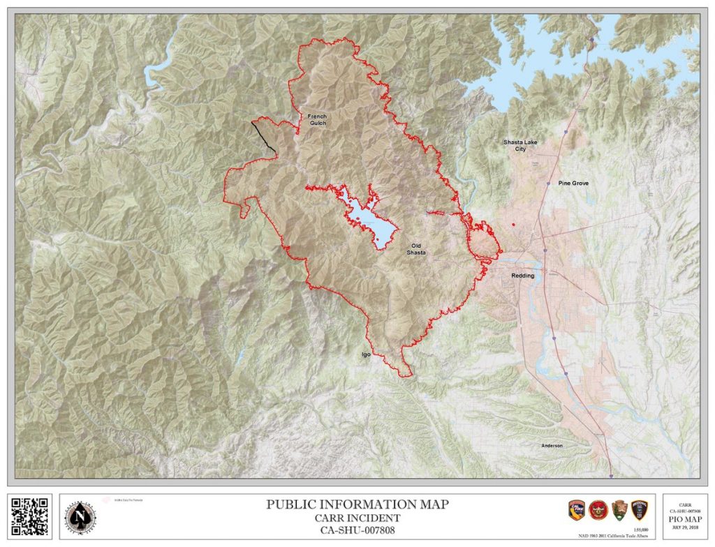 Cal Fire Map River Fire - United States Map
