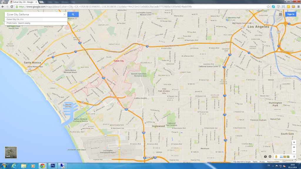 Culver City Boundaries Map