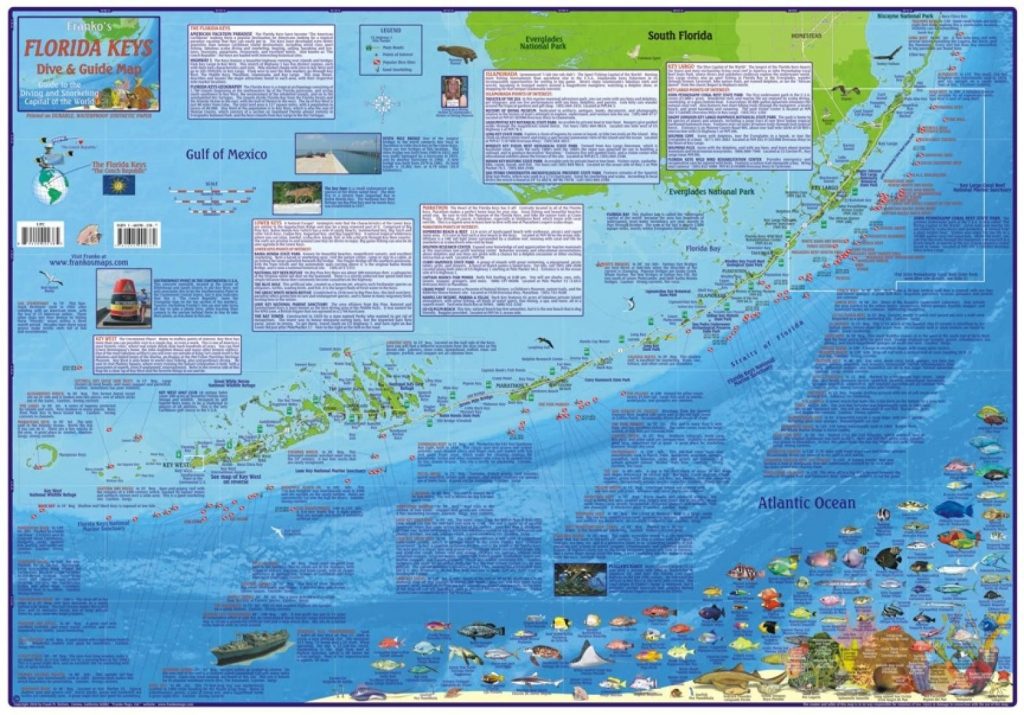Florida Keys Dive Sites Map