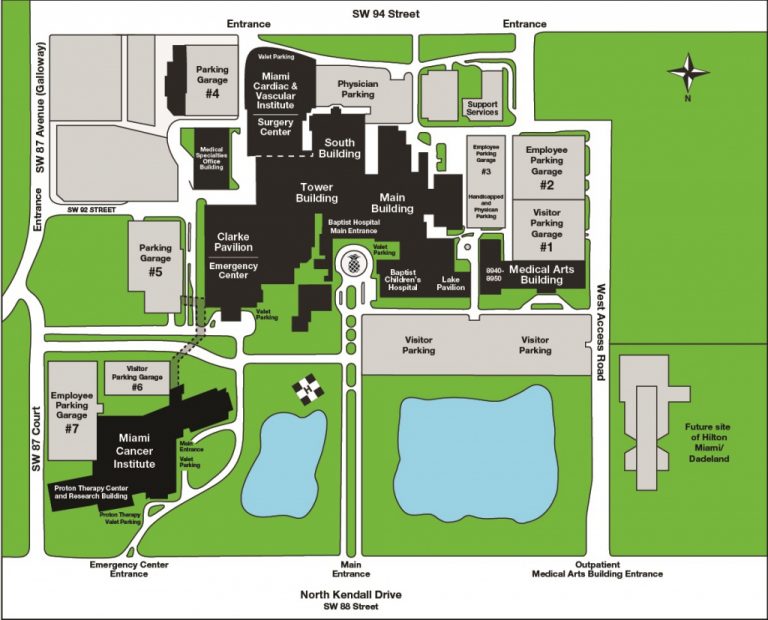 Florida Hospitals Map