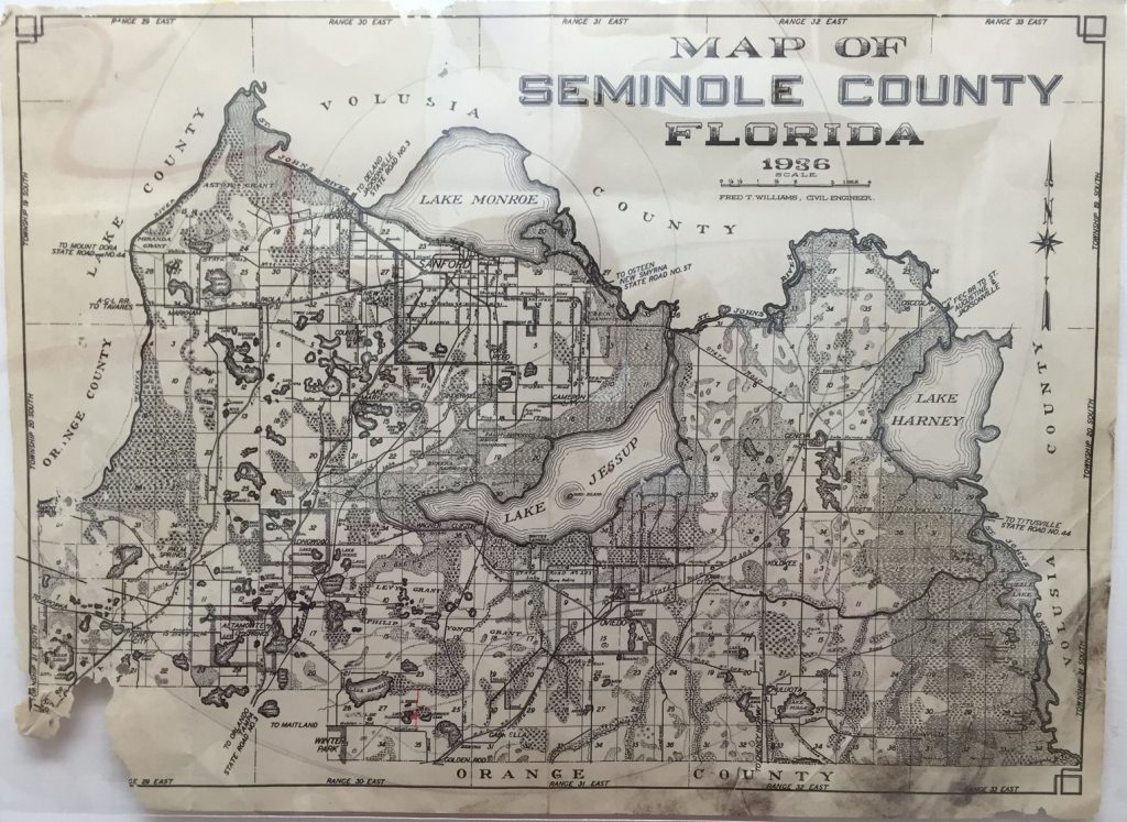Seminole County East Map