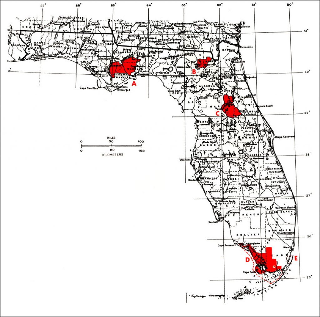 Map Of Florida National Parks
