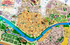 Streets Map Of Seville With Town Sights - Spain | Sevilla | Seville ...
